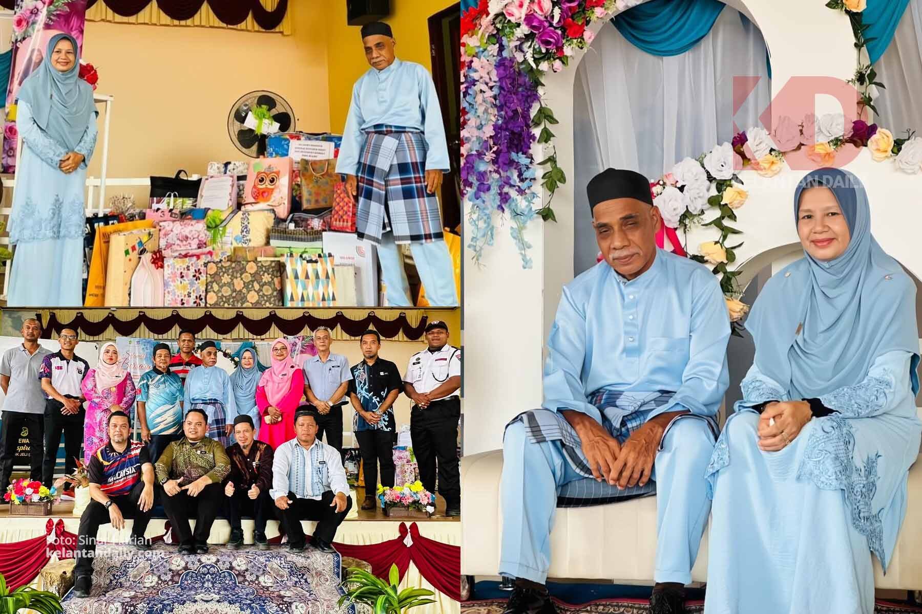 SK Jeli 2 raikan ‘pak guard’ bersara umpama raja sehari